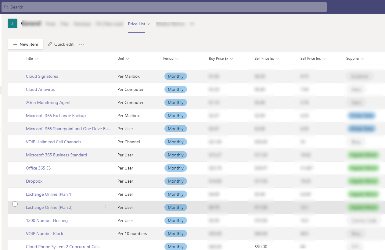 Microsoft Lists 2Gen