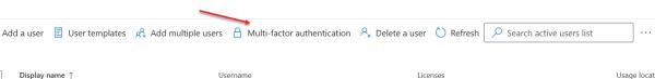 How to setup multi-factor authentication in Microsoft 365 admin portal ...